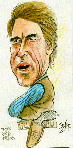 The Daily Szep,caricature of Texas Gov. Rick Perry | HuffPost Latest News