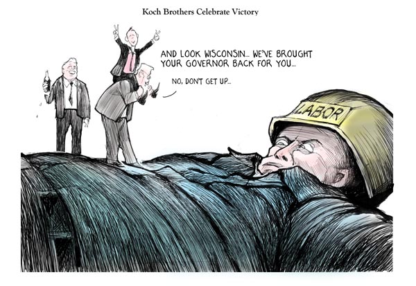 Koch Brothers, Walker | HuffPost Latest News