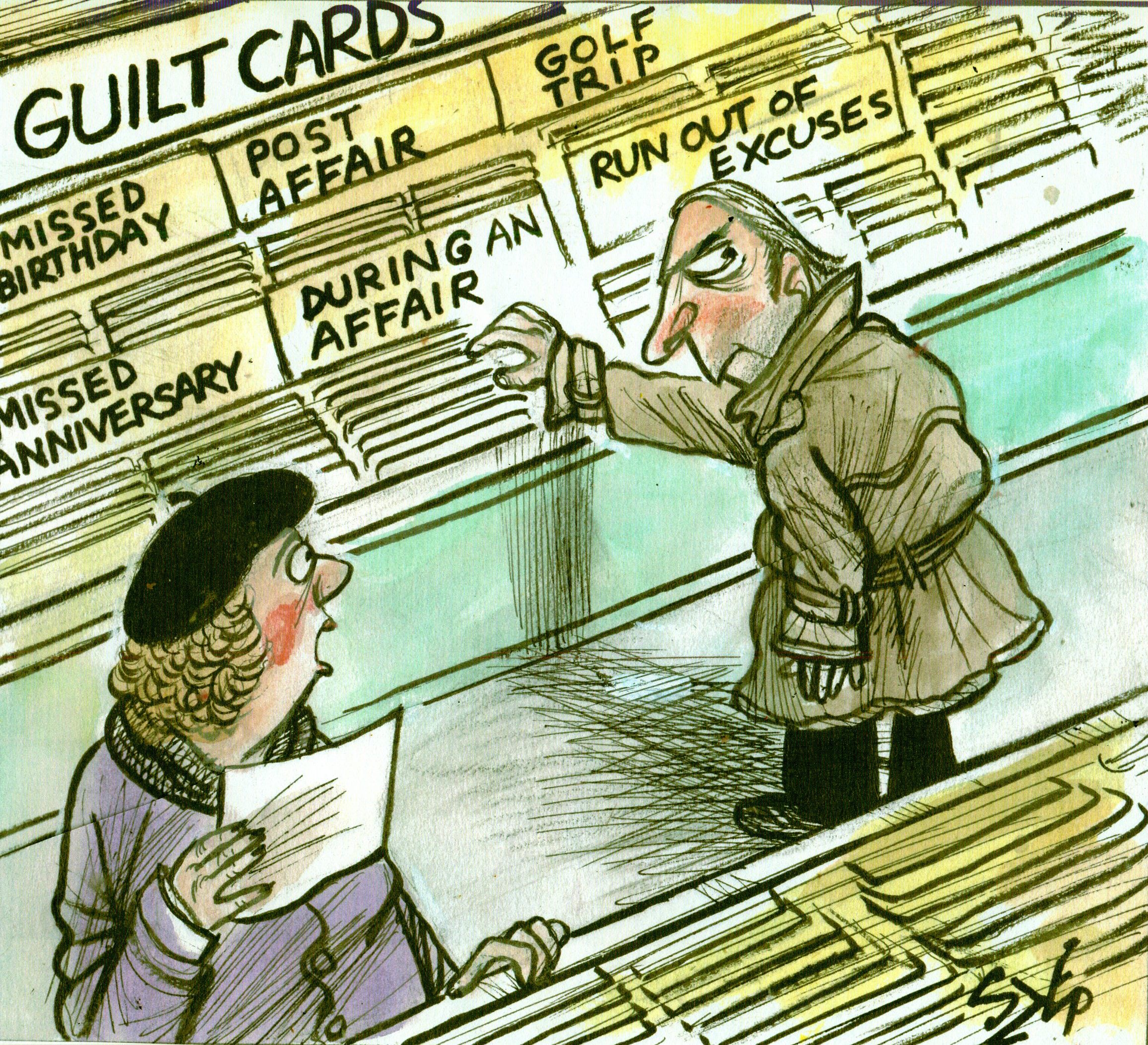 The Daily Szep -- Guilt Cards | HuffPost Entertainment