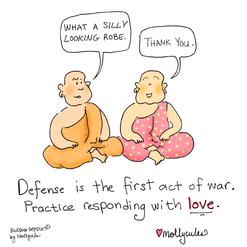 Buddha Doodle - 'Defense' | HuffPost Good News