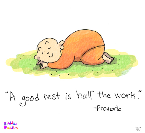 Buddha Doodle -- 'Rest' | HuffPost Good News