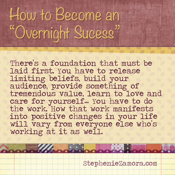 How to Become an 'Overnight Success' | HuffPost Life