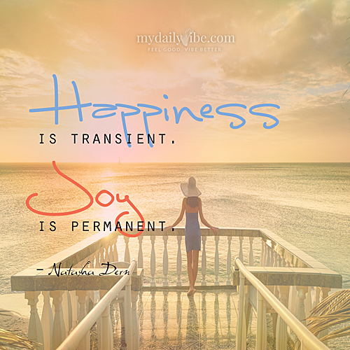 My Daily Vibe: Happiness vs. Joy | HuffPost Life