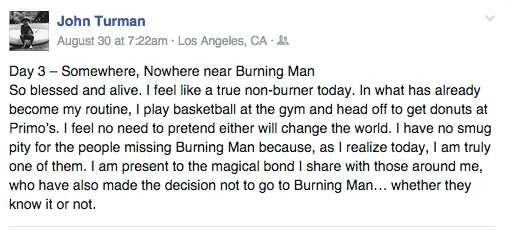 John Turman Is Not @BurningMan | HuffPost Entertainment
