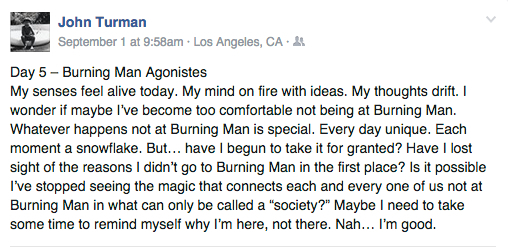 John Turman Is Not @BurningMan | HuffPost Entertainment