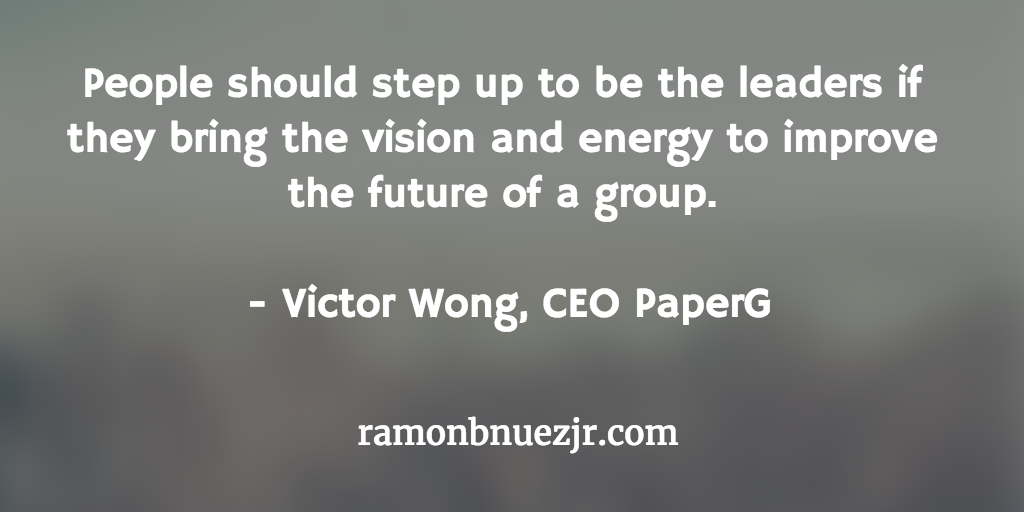 The Leadership Game Plan: Why Victor Wong, PaperG CEO, Focuses On ...