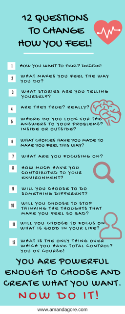 12 Questions to Change How You Feel! | HuffPost Life