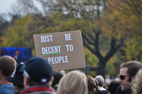 Just Be Decent | HuffPost Religion